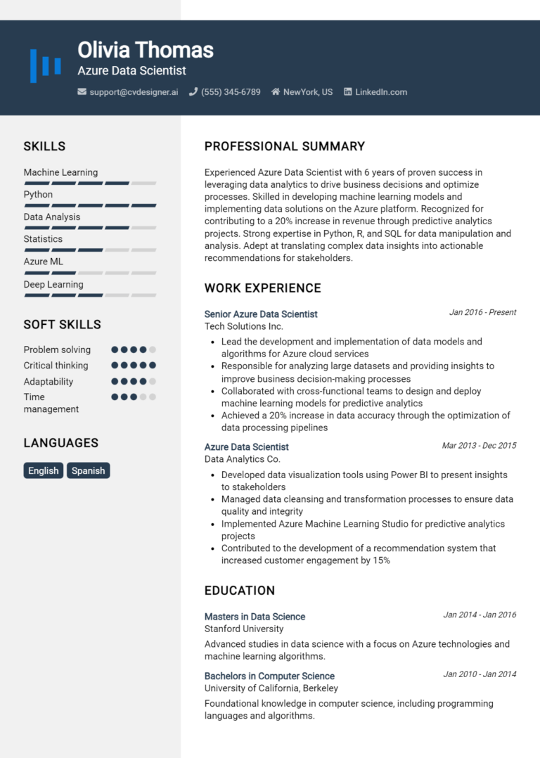 10 Azure DevOps Engineer Resume Examples for 2024: Tips & Templates ... 10 Azure DevOps Engineer Resume Examples for 2024: Tips & Templates ...