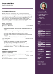 Linux Administrator Resume Example for 2024: Tips to Stand Out ...