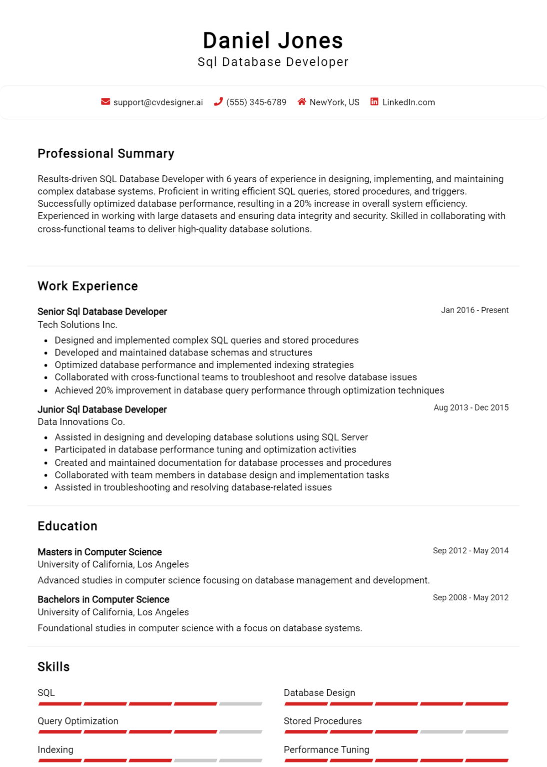 5 Sql Server Developer Resume Examples For 2024: Expert Tips 