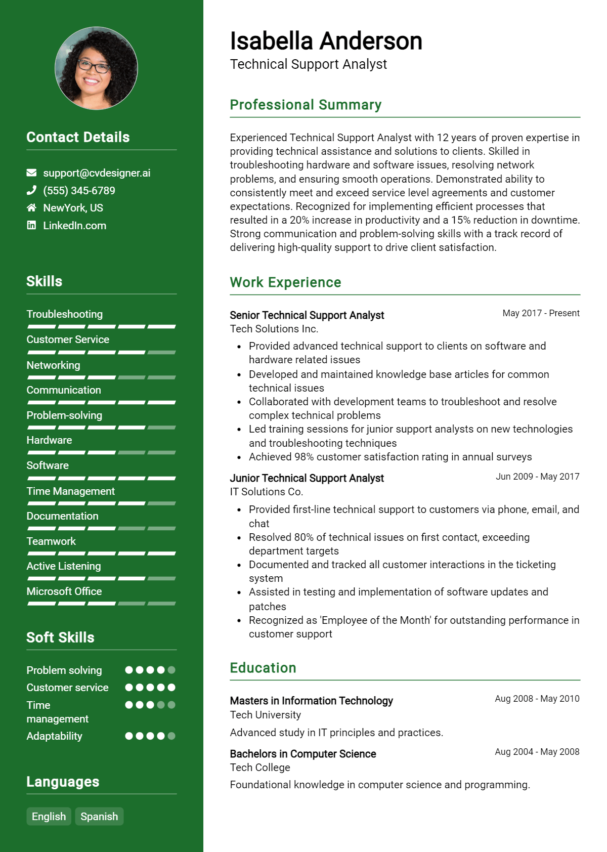 7 Technical Support Analyst Resume Examples And Templates for 2024 ... 7 Technical Support Analyst Resume Examples And Templates for 2024 ...