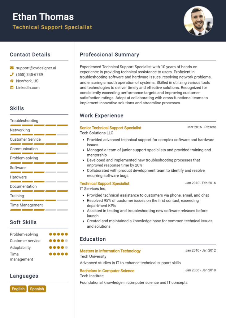 7 Technical Support Analyst Resume Examples And Templates for 2024 ... 7 Technical Support Analyst Resume Examples And Templates for 2024 ...