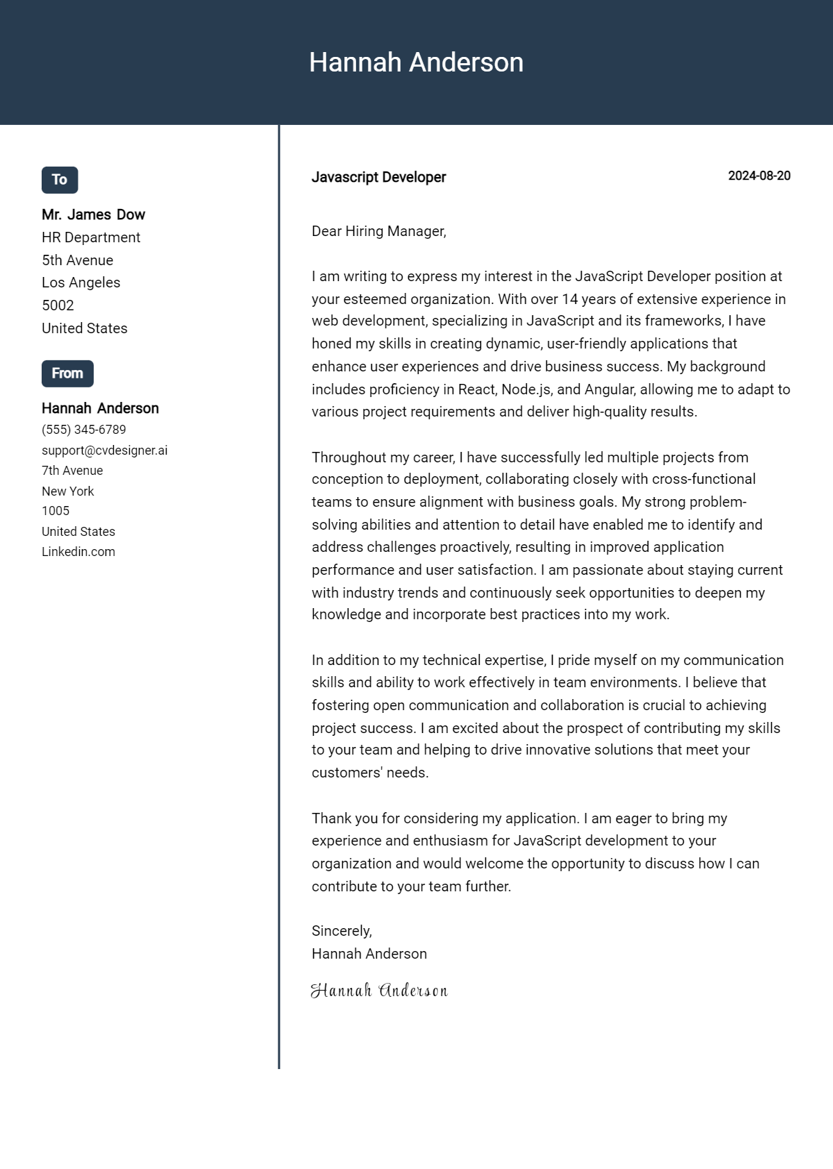 12 Application Developer Cover Letter Examples for 2024 - CVDesigner.ai 12 Application Developer Cover Letter Examples for 2024 - CVDesigner.ai