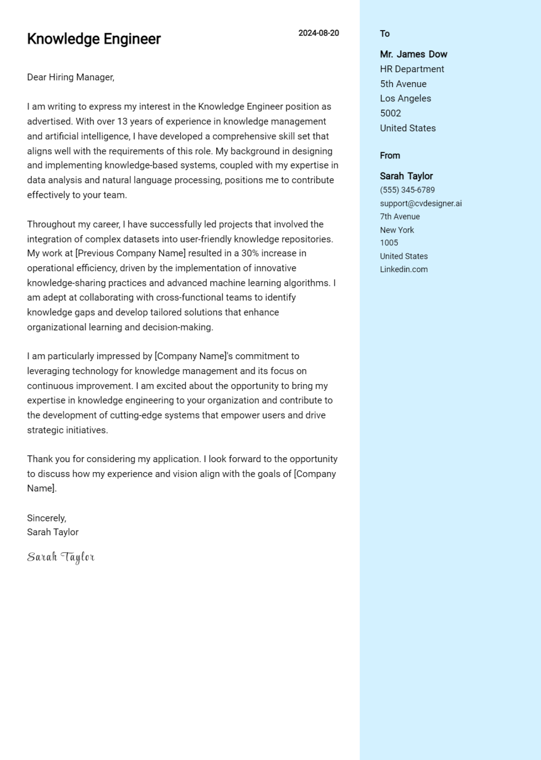 18 IT Engineer Cover Letter Examples for 2024 (Writing Guide ...